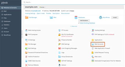 How To Create A Feedback Email Address In Plesk