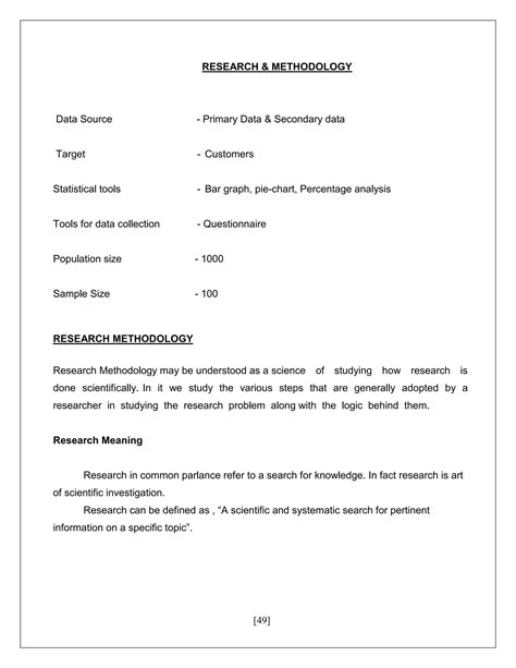 Mba Final Year Project Customer Satisfaction Pdf Business Administration Business