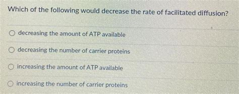 Answered Which Of The Following Would Decrease The Rate Of Kunduz