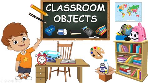 Clipart Classroom Objects