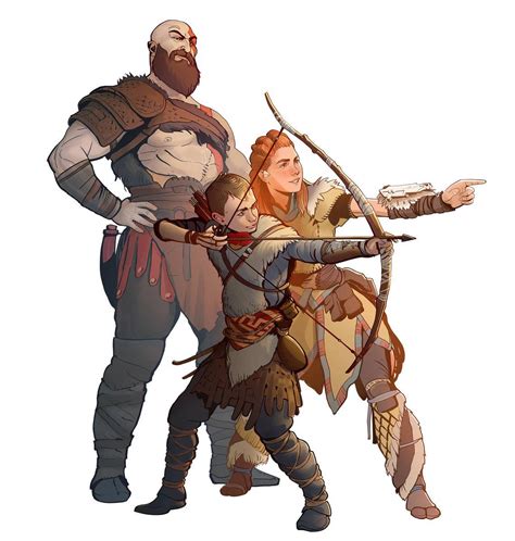Kratos Aloy Atreus Wholesome Rgodofwar