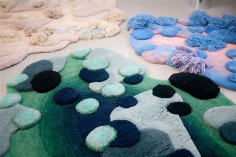 Midnight Grass Large Midnight Tapestry Embroidered Wool