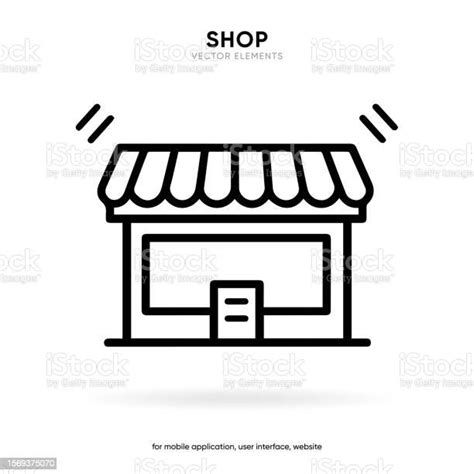 플랫 블랙과 컬러풀한 아이콘을 쇼핑하세요 디자인 로고 또는 아이콘에 대한 가는 선 기호입니다 방문 카드 쇼핑 등 웹 페이지 또는 모바일 앱을 위한 단일 고품질 개요