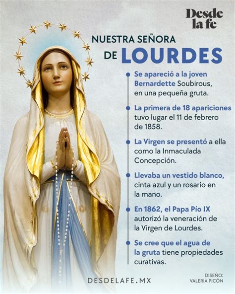 Virgen De Lourdes Historia Milagros Y Oración