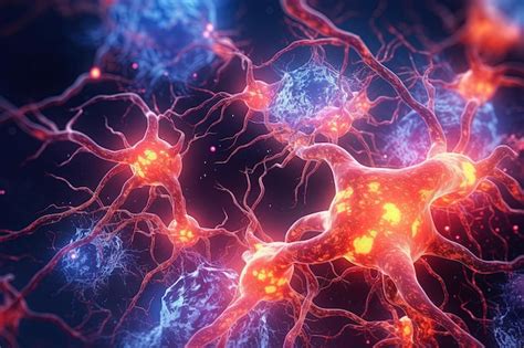 Premium Photo Science And Medicine Abstraction With Neurons