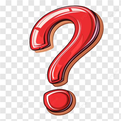 Question Mark Shape 3d Query Symbol Punctuation Abstract Sign