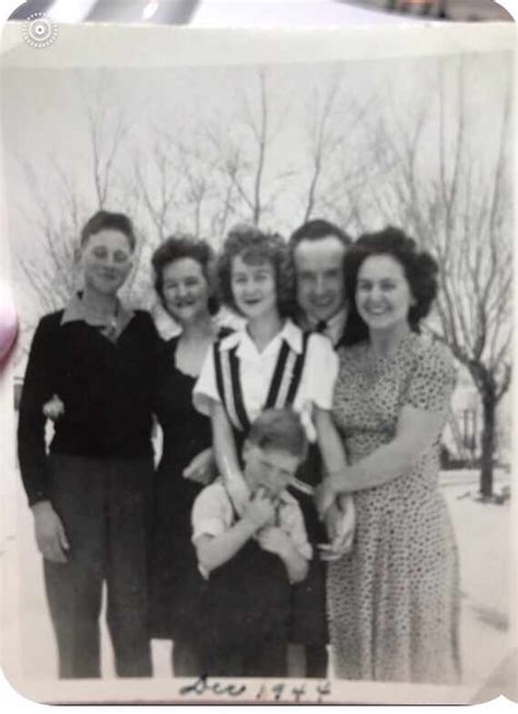 Left To Right Bus Dorothy Dot Broadie Joyce Broadie Ronnie Rodnie Broadie In Front