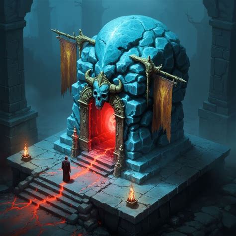 Portal Teleport Fantasy Magic Game Props Game Assets Concept Art