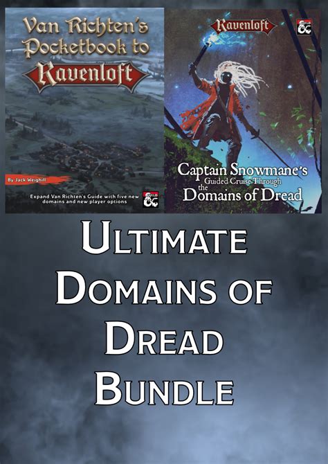 Ultimate Domains Of Dread Bundle Dungeon Masters Guild Drivethrurpg
