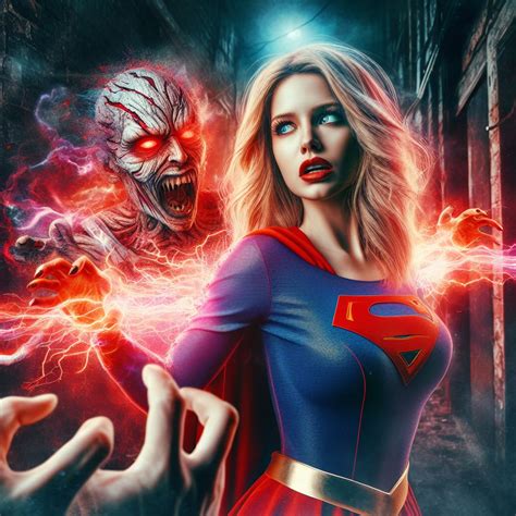 Supergirl Against Evil By Necromancer Rev On Deviantart