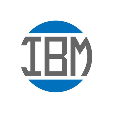 Ibm Letter Logo Design On White Background Ibm Creative Initials