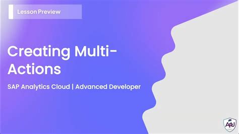 Creating Multi Actions In Sap Analytics Cloud Youtube