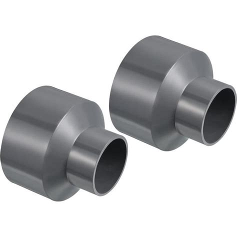 Pvc Réducteur Tuyau Raccord 110x63mm3 Paquet Droit Couplage Adaptateur Connecteurgris X4329