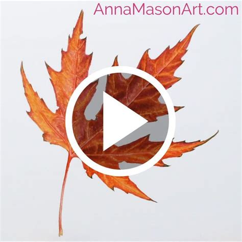 Watercolor Leaf Painting Tutorial
