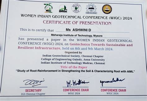 ashwini d on linkedin i am happy to share my presentation certificate