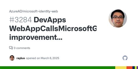 Devapps Webappcallsmicrosoftgraph Improvement Suggestions · Issue 3284