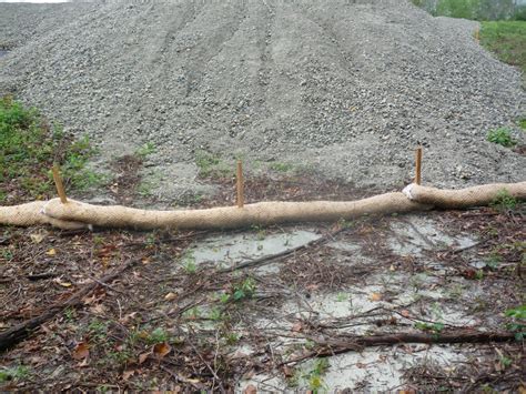 Erosion Control Logs Wattles Weed Free Wood Mulch EcoWattle