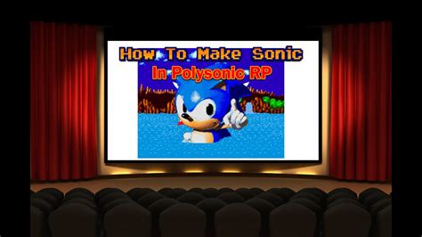 How To Make Sonic In Polysonic Rp My Style Youtube