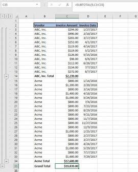 How To Quickly Make Excel Subtotals Stand Out From The Data Techrepublic