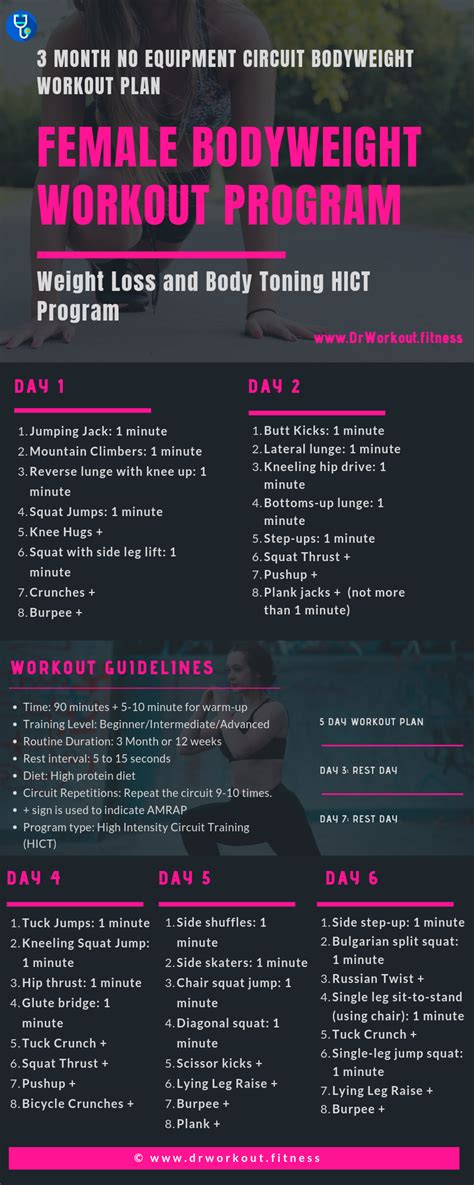 Full Body Bodyweight Workout Program Pdf Eoua Blog