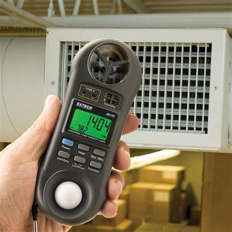 Extech 45170 Hygro Thermo Anemometer Light Meter
