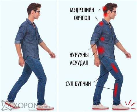 Алхаагаар нь тухайн хүний эрүүл мэндэд асуудал байгаа эсэхийг тодорхойлж болно