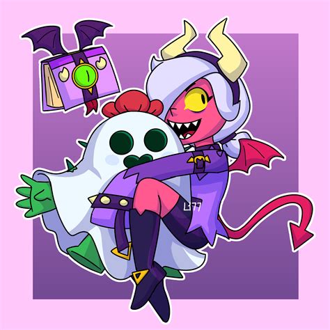 Trixie Colette And Spike [brawl Stars] By Lazuli177 On Deviantart