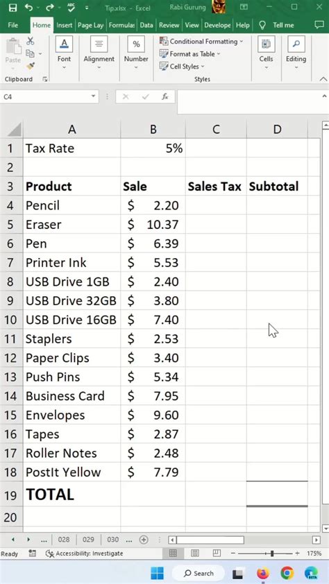 Absolute References With The F4 Key Excel Tips And Tricks Rexcel247