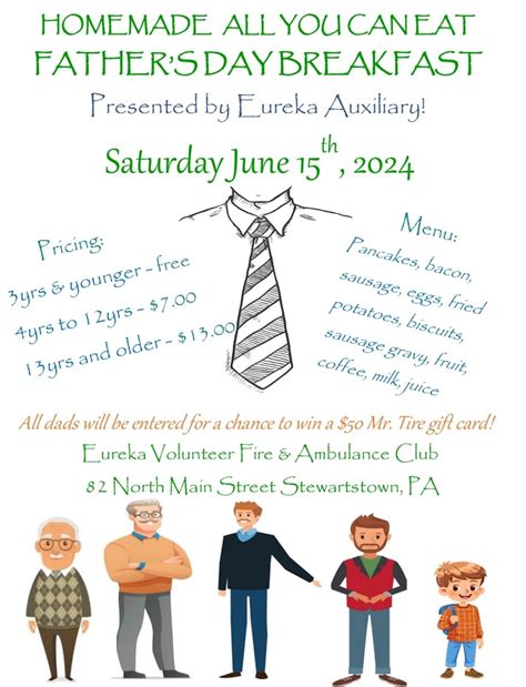 Fathers Day Breakfast Hopewell Township