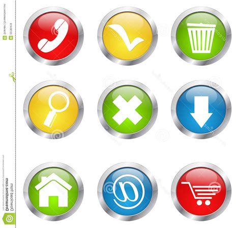 Glossy Button Icon At Vectorified Collection Of Glossy Button Icon Free For Personal Use