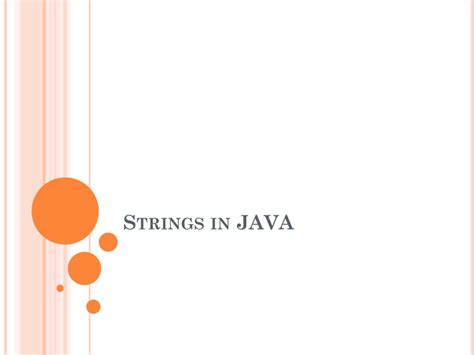 Ppt Strings In Java Powerpoint Presentation Free Download Id1881765
