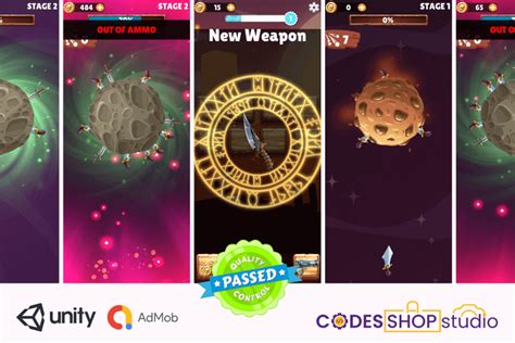 Merge Hit Weapons Unity Game Template Codeshop Studio