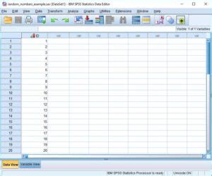 How To Generate Random Numbers In SPSS Easy SPSS Tutorial