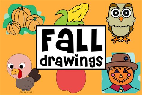 Fall Drawings Made With Happy