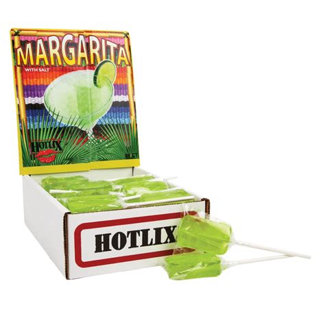 Hotlix Margarita Sucker With Salt 36 Pacific Candy Wholesale