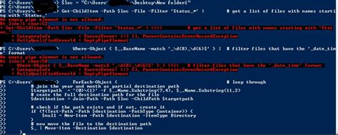 Powershell How Do I Amend This Ps Script To Move Files Into The