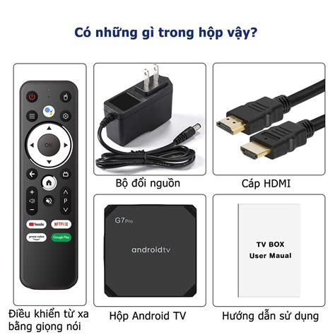 Tv Box G7 Pro Android Tv 11 Ram 4g 32g Wifi Bluetooth Điều Khiển Bằn