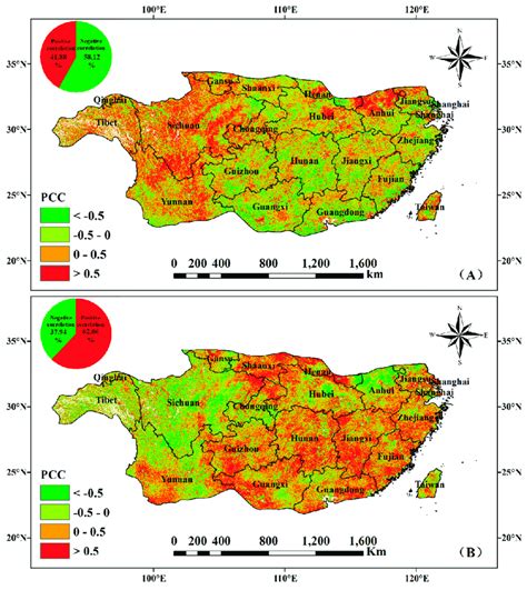 Spatial Distribution Of Partial Correlation Coefficient Pcc Values Download Scientific