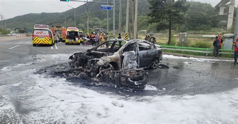 승용차·오토바이 충돌사고…10대 오토바이 운전자 사망