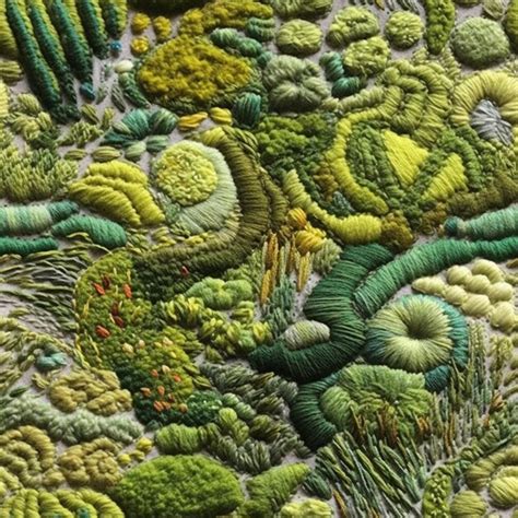 Premium Ai Image A Close Up Of A Piece Of Art With A Green Background