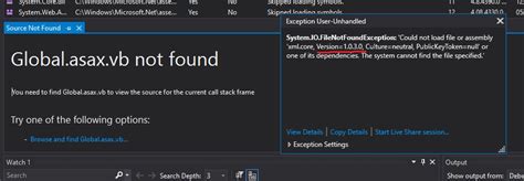 Could Not Find File Or Assembly Vs Looking For Wrong Version Microsoft Qanda