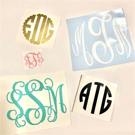 Scroll Monogram Etsy