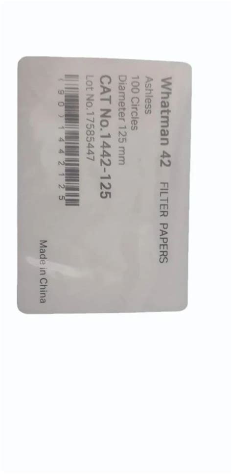 Whatman Laboratory Filter Paper At ₹ 3250pack Whatman Laboratory