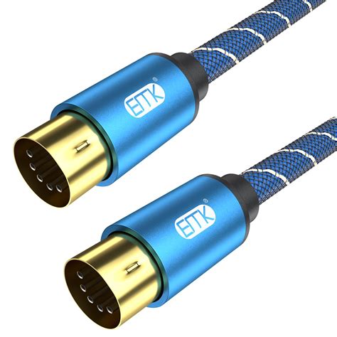 Emk 5 Pin Din Midi Cable Male To Male Midi Cables Compatible