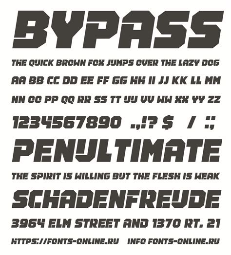 Bypass Font