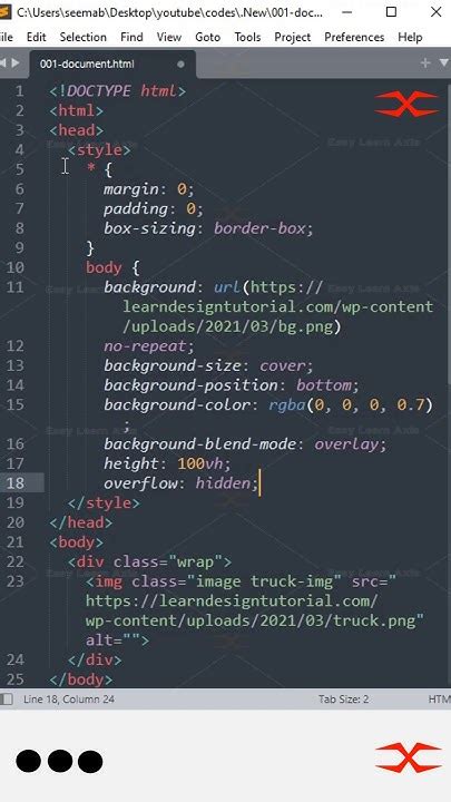 Truck Html Css Youtube