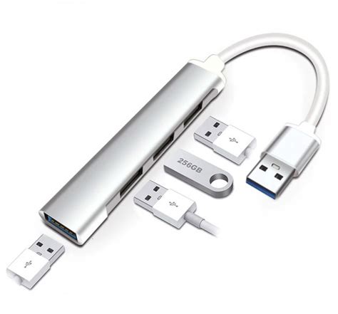Ultra Slim Port Super Speed Usb Hub X Usb X Usb