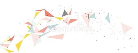Connect Dot And Line Background Vector Tech Abstract Technology Stock Vector Illustration Of