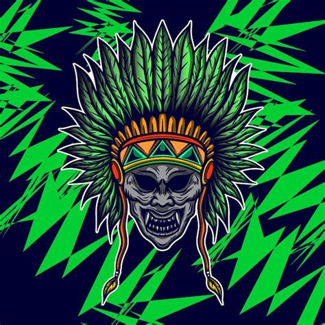 Premium Vector Hand Drawn Indian Devil Art Illustration