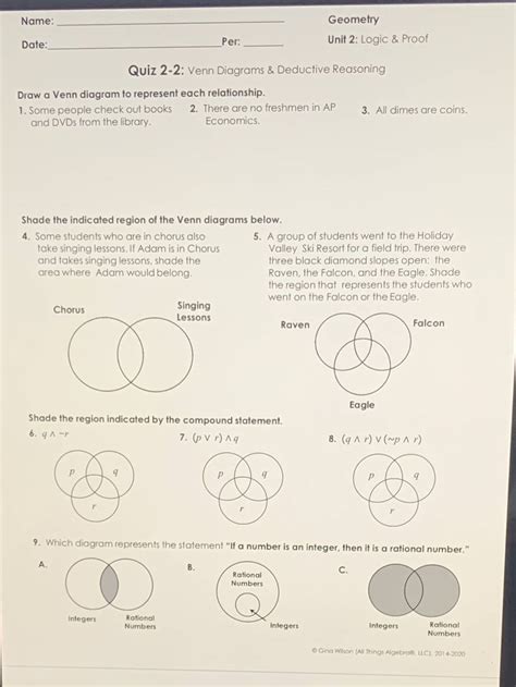 solved 7 geometry name per unit 2 logic 8 proof date quiz 2 2